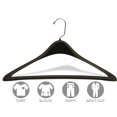 INTERNATIONAL HANGER 19 inch Heavy-Duty 1/2 inch Wide Contour Black ...