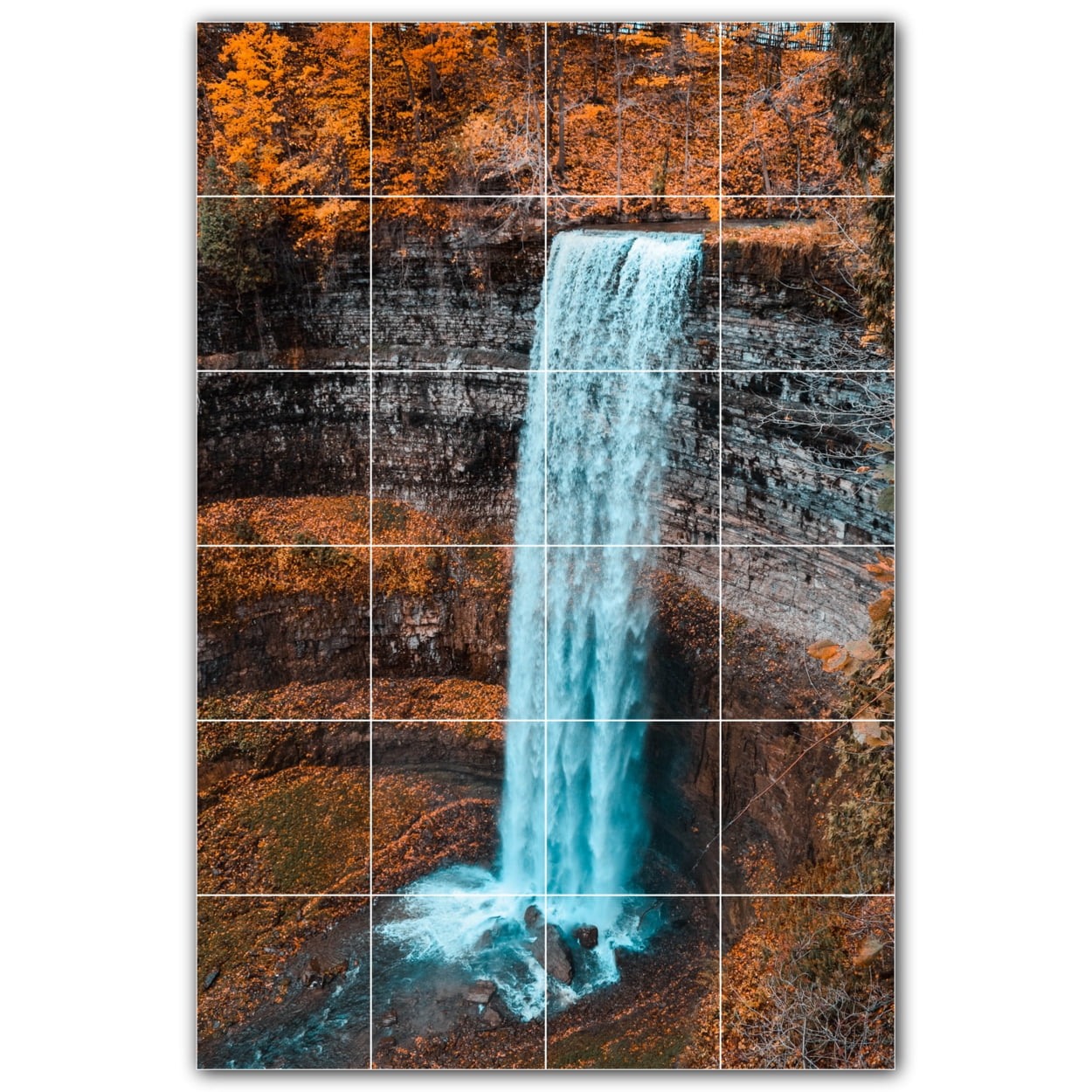 Picture-Tiles.com: Waterfalls Ceramic Tile Wall Mural WAL501119-46L. 32 ...