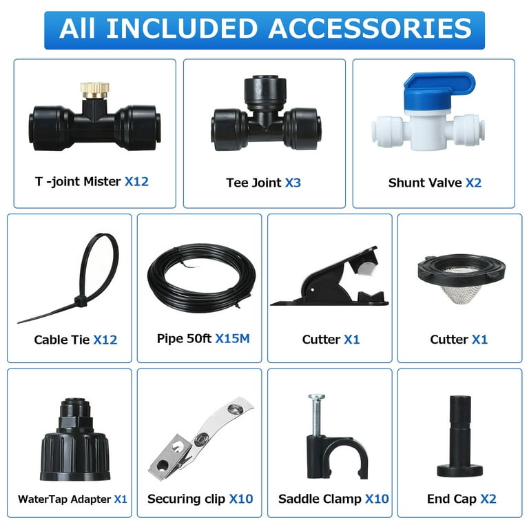 Parts Of A Patio Misting System High Pressure Misting Systems & Patio