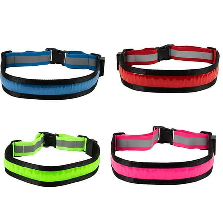 Outdoor Led Reflective Belt Illuminated Waistband Usb Luminous Belt ...