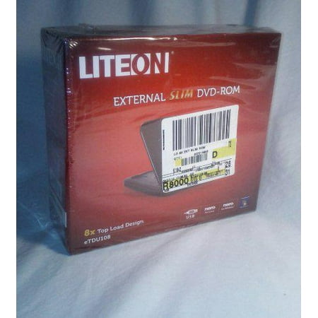 lite-on etdu108 external slim dvd-rom (black) | Walmart Canada