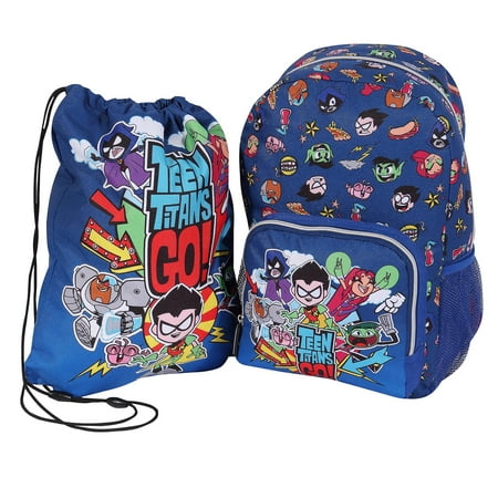 Boys DC Teen Titans Go Backpack Characters Official Multicoloured ...