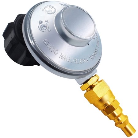 MCAMPAS 1/4" Quick Propane Gas Regulator, QCC1 Propane Adapter Gas ...