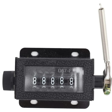 SICED 5-Digit Mechanical Counter D67-F Resettable Manual Pull Stroke ...