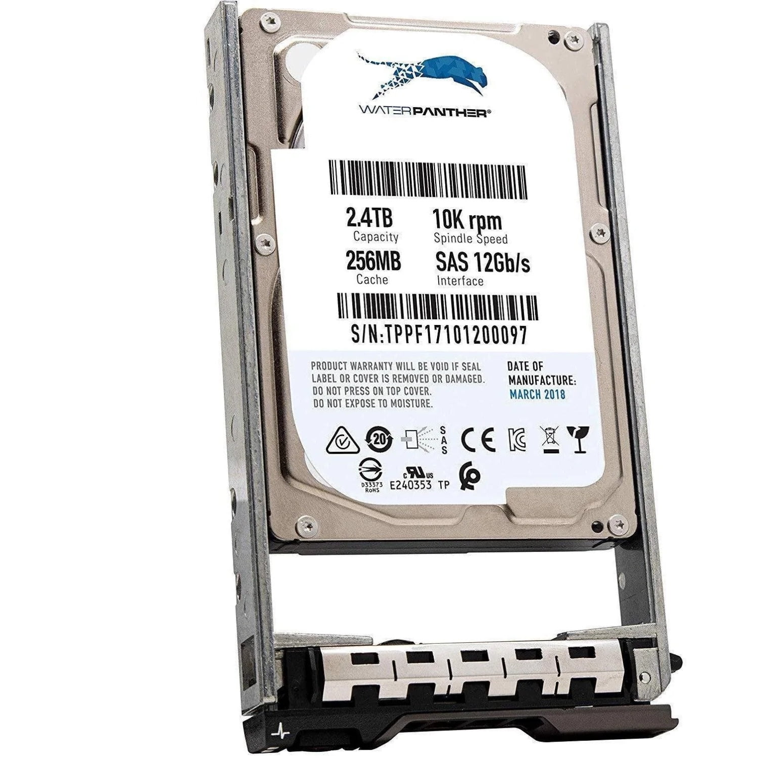 2.4TB 10K SAS 12G 2.5 256MB Cache HDD for Dell PowerEdge Servers ...