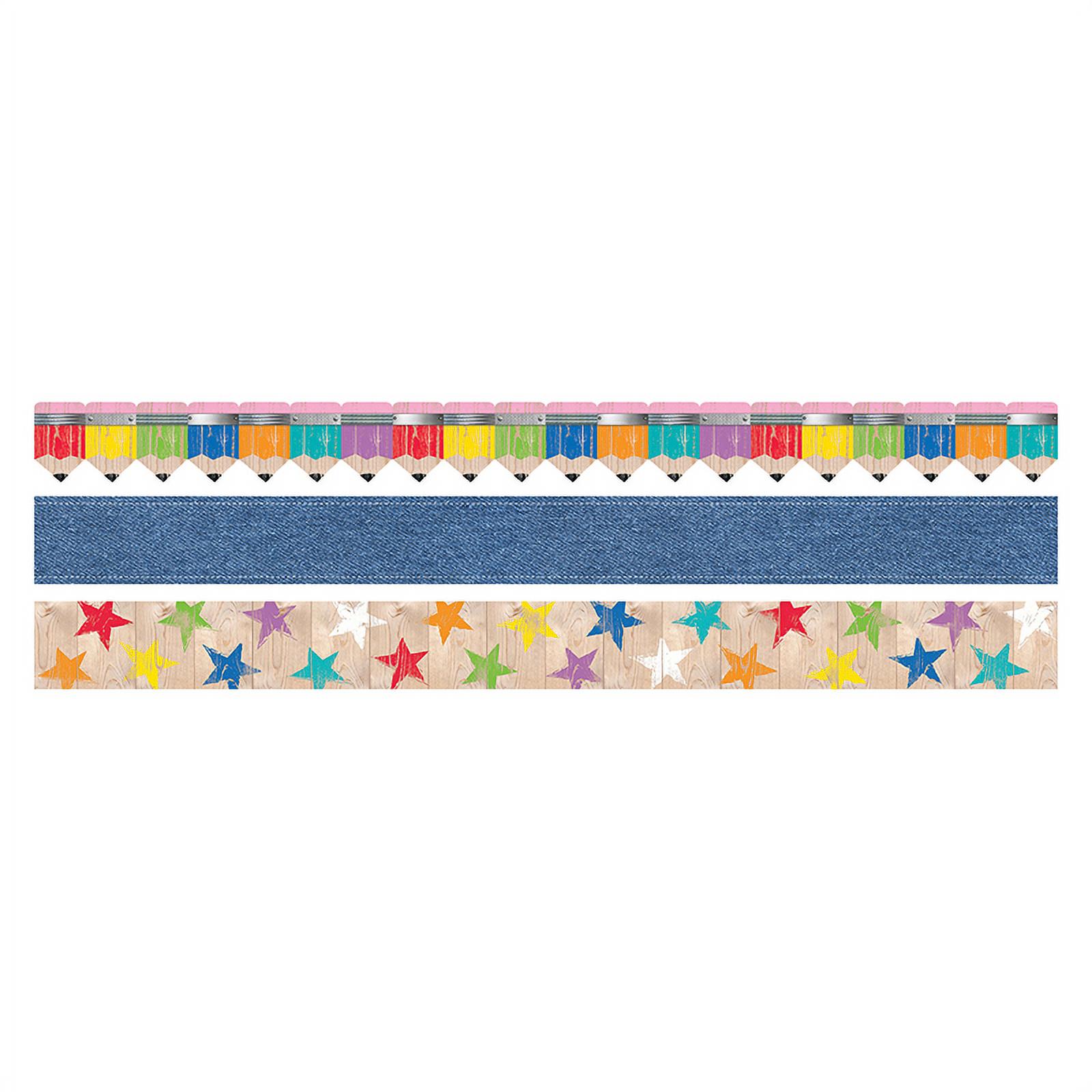 CREATIVE TEACHING Upcycle Style Matching Border Pack 8930 - Walmart.com