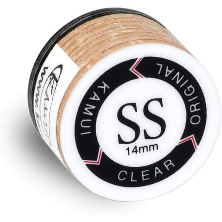 Kamui Clear Original Laminated Pool Billiard CUE TIP - 1 pc - 14 mm ...