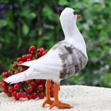Simulated Seagull Artificial Bird Vivid Garden Home Decor Props ...