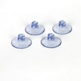 20pcs Suction Cup Glass Suction Pads 40mm Clear PVC Plastic Sucker Pads ...