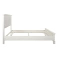 Farmhouse Basics Queen Bed Set 3/CTN in Rustic White Finish Engineered ...