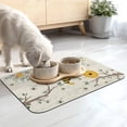Bees Dwarfs Dish Drying Mats for Kitchen Counter, Spring White Daisy ...