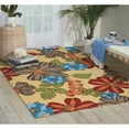 Nourison South Beach Bloom/ Floral Decorative Rug - Walmart.com
