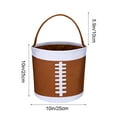 CuiLiyq Easter Cloth Basket Bag, 1 Pcs Personalized Sport Theme Bucket ...
