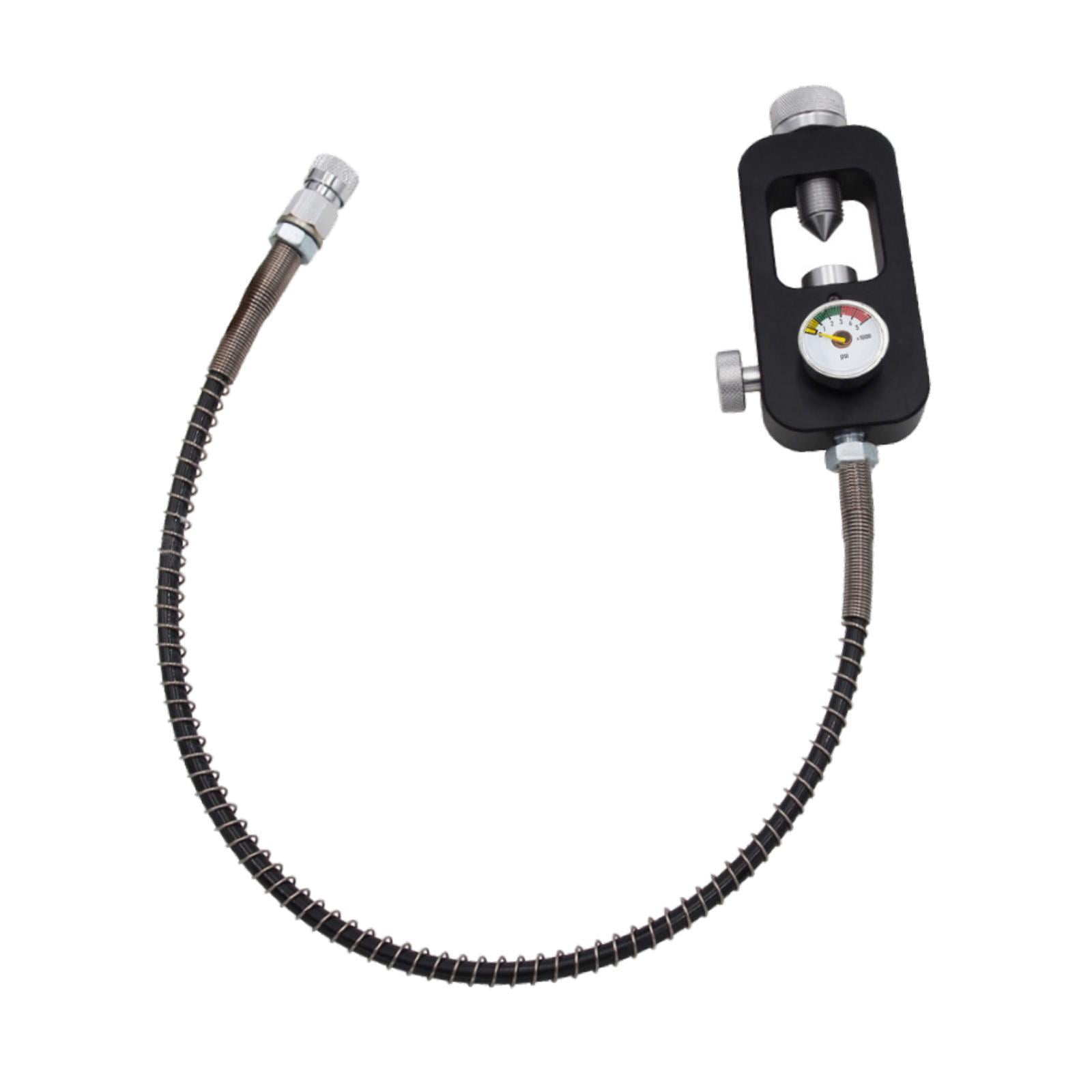 DYNWAVECA Scuba Tank Adapter Hpa Tank Filler with Hose Conversion Head ...