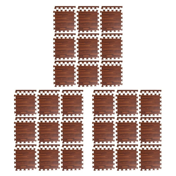 27 Pieces Kids Playroom Interlocking Foam Mats Soft Floor Tiles For ...