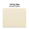 Staples Bulk Office Manila 3-Tab Letter-Size File Folders, Assorted ...