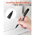 VEVOR Permanent Markers, 36 Pack Black Permanent Marker Set, Quick ...