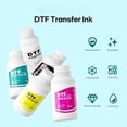 DTF Transfer Printer Ink, 3000 ML DTF Ink for Professional DTF Printers ...