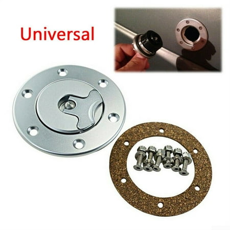 1 Pcs Billet Aluminum Car Fuel Cell Gas Cap Flush Mount With 6Hole ...