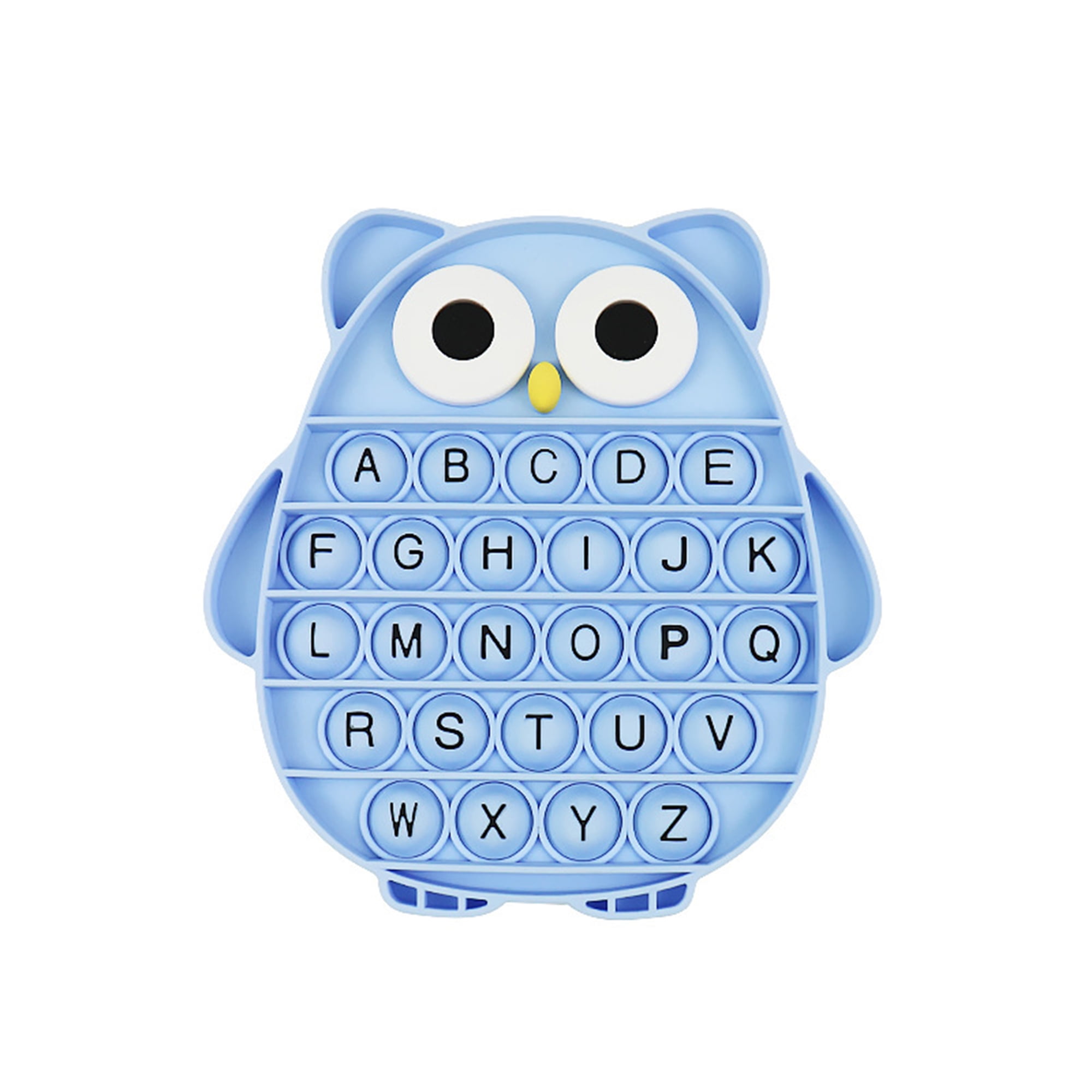 Sprifallbaby Press Type Rubber Decompression Toy Cartoon Owl Shaped ...