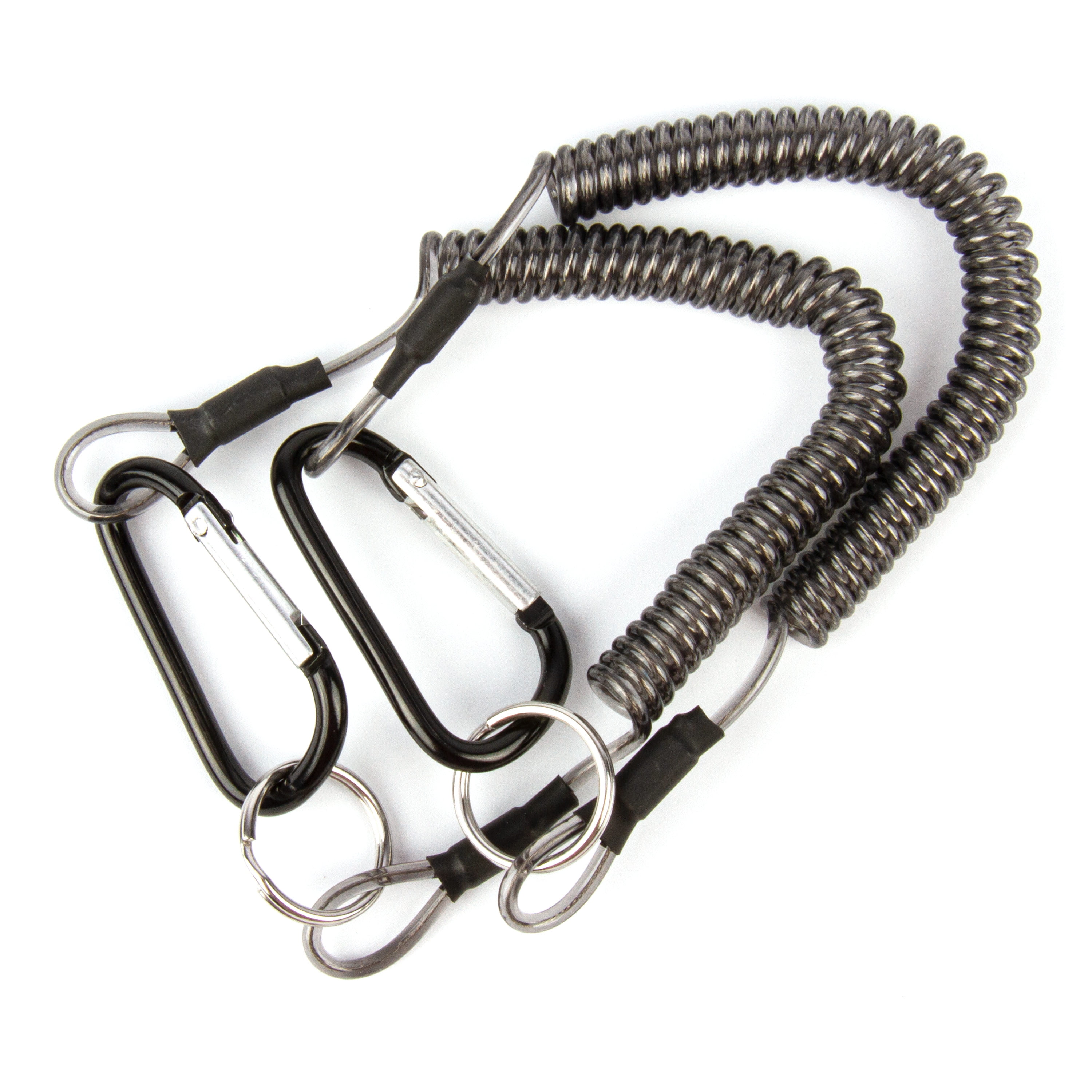 Ozark Trail 2 Pack Lanyard Durable Steel Wire Aluminum Carabiner ...