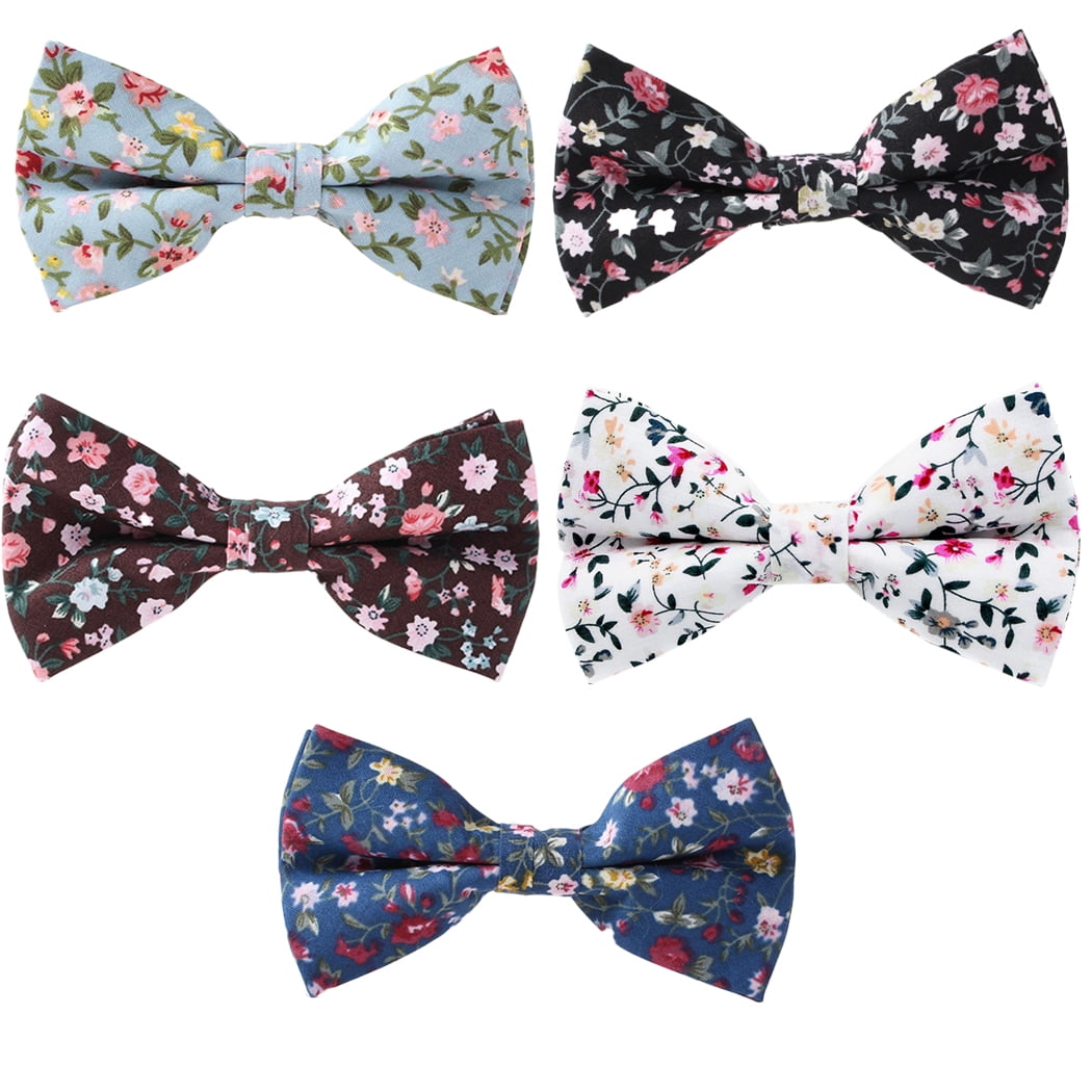 Click here for Bangcool 5pcs Mens Bowtie Fashion Casual Floral Co... prices