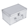 2X Aluminum Alloy Tool Box Portable Equipment Instrument Case Display ...