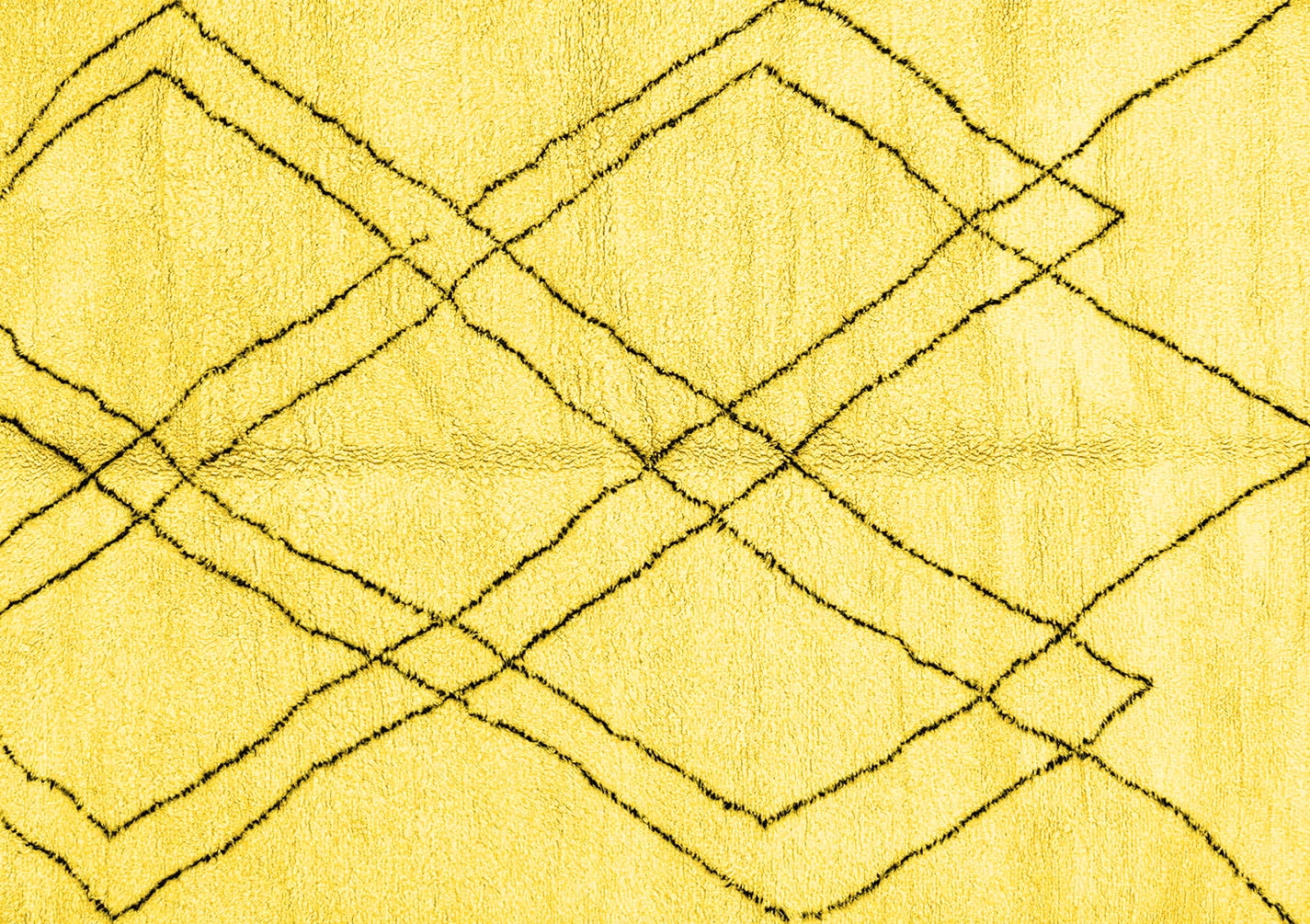 Ahgly Company Machine Washable Indoor Rectangle Solid Yellow Modern ...