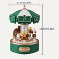 Carousel Music Box Night Light with USB Rechargeable Battery, Kids ...