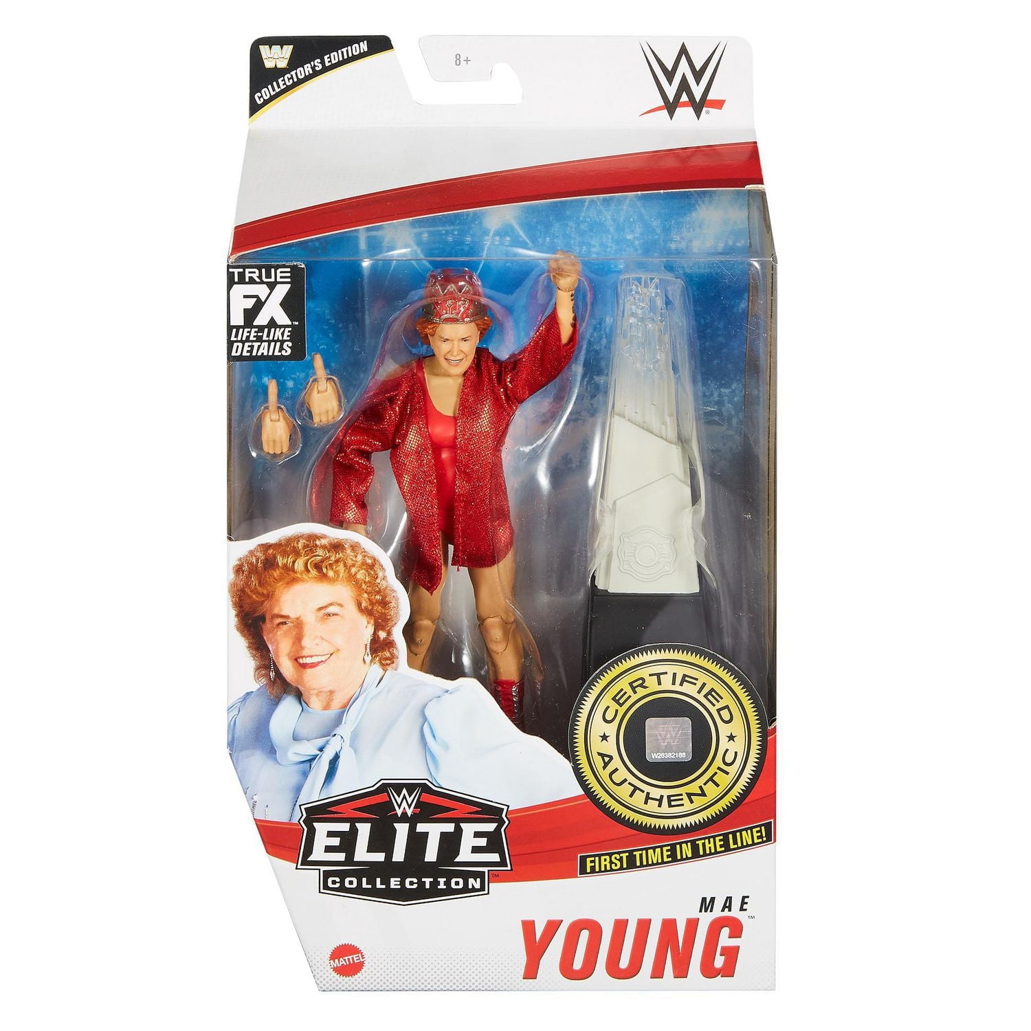 Click here for Wwe Mae Young Elite Collection Action Figure prices