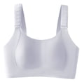 Bxsruta Women's Wirefree Push Up Bra Seamless Breathable Everyday with ...