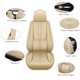 Car Seat Cover for CHEVROLET TRAX 2025, Leather 5 Seats Full Set With ...