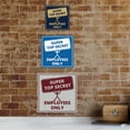 Signs ByLITA Square Super Top Secret, Employees Only Sign (Blue ...