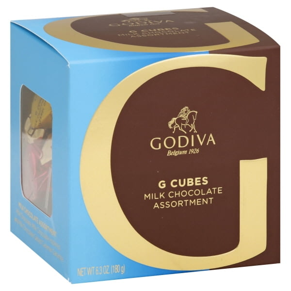 Godiva G Cubes Milk Chocolate Assortment 22 Pcs - Walmart.com - Walmart.com
