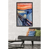 The Scream by Edvard Munch Wall Poster, 22.375" x 34" Framed - Walmart.com