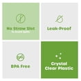 [Case of 1000] Clear (No hole) Dome PET Plastic Lids 98mm Rim for 12 ...