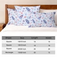 Blue Rocket Lumbar Pillow Covers 12 x 20 Inch Pillow Covers Set of 4 ...