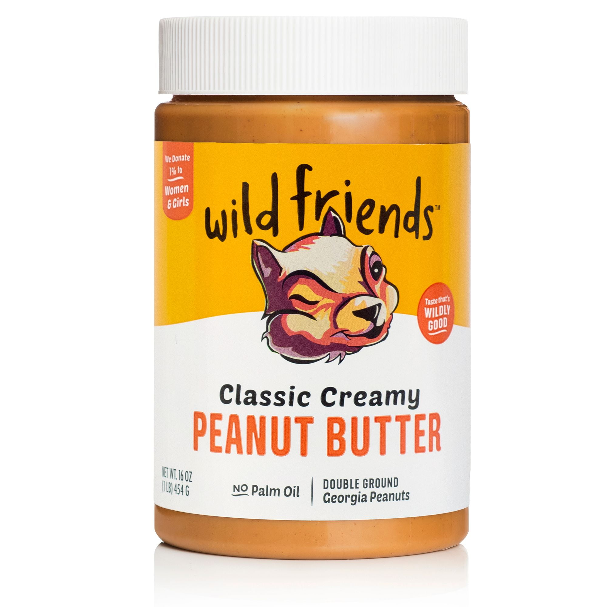 Wild Friends, Classic Creamy Peanut Butter, 16 oz - Walmart.com