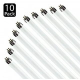 (10 Pack) F17T8/850 17W 24 Inch T8 Fluorescent Tube Light Bulb, 4100K ...