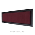 Burgundy Trade Show Display System Optional Header Panel Board Aluminum ...