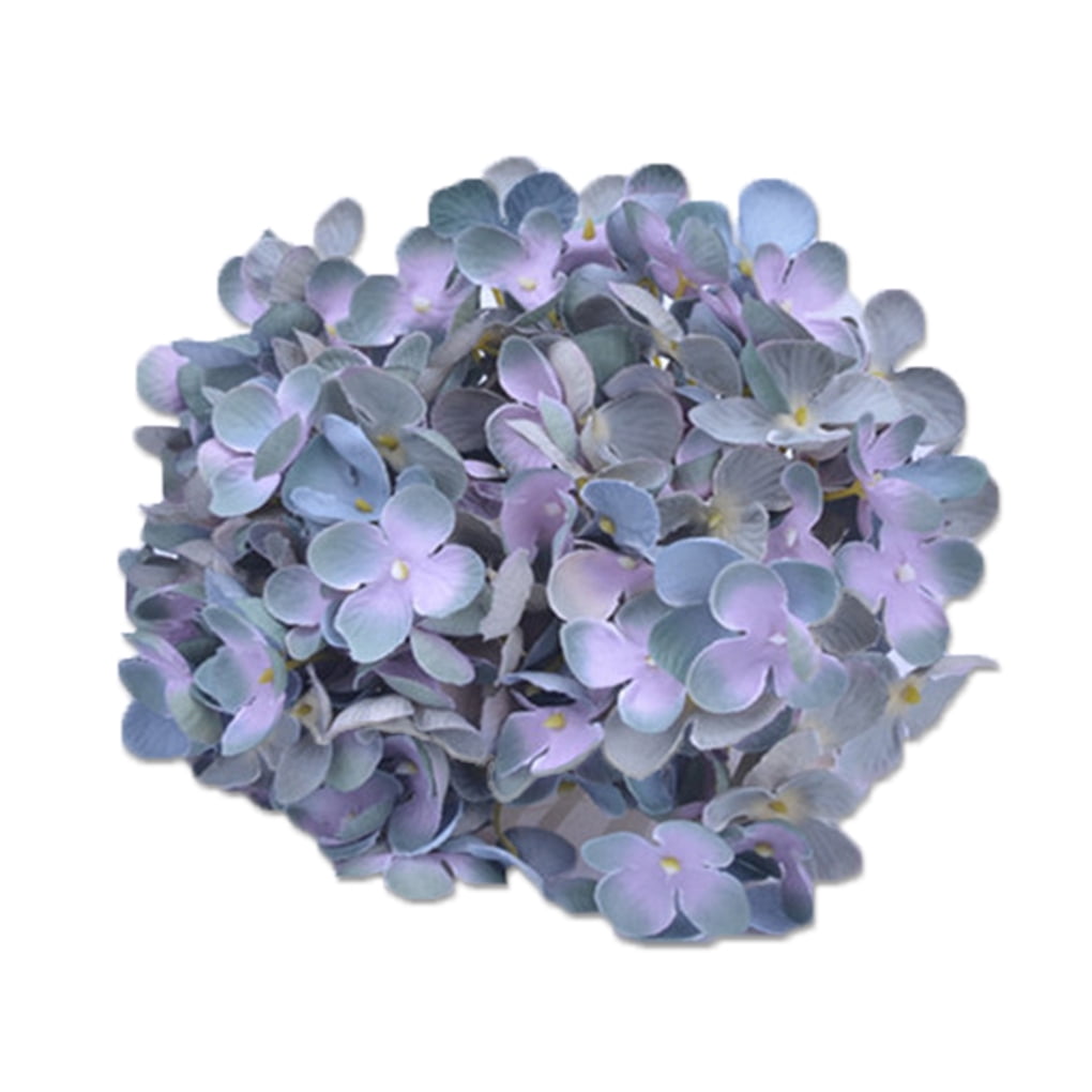 DIY 19cm Hydrangea Craft Artificial Flower Heads Silk Floral Wedding ...