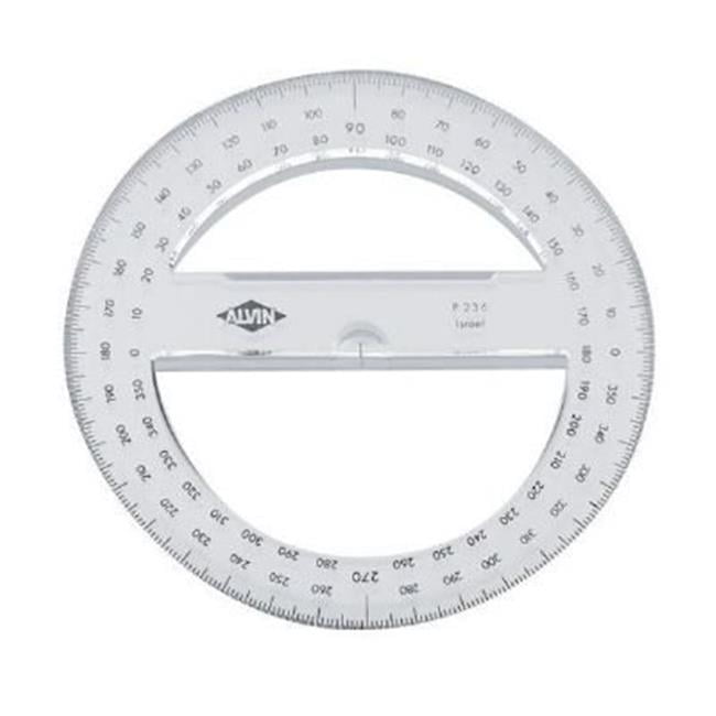 Alvin 6" Circular Protractor - Walmart.com