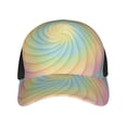 Curved Design Along The Top Of The Baseball Cap Reinforced Adjustable ...