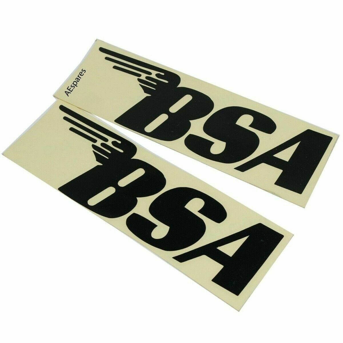 Fits Bsa Logo Stickers Decal Black Pair A65 A10 B44 B25 A75 Bsa All ...