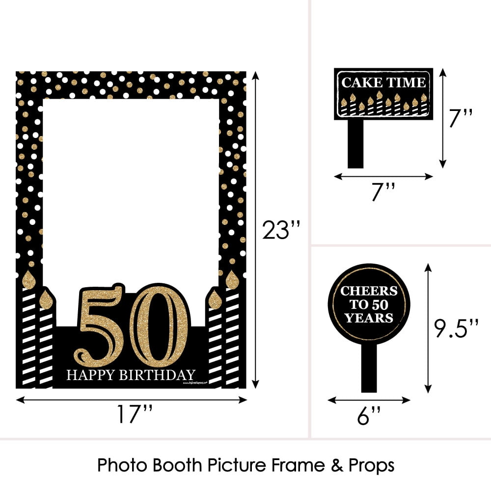 50th Birthday Border Clip Art