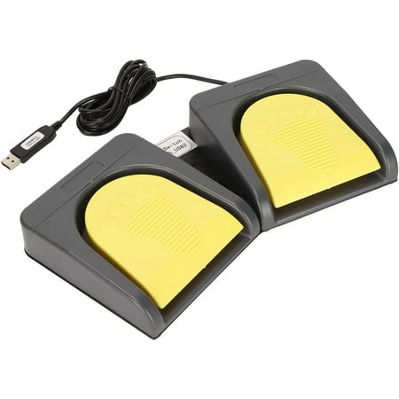 USB Single Foot Pedal, Triple Keys Controller Mechanical Switch, USB ...