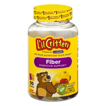 L'il Critters™ Powered by Vitafusion™ Fiber Gummies 90 ct Bottle ...