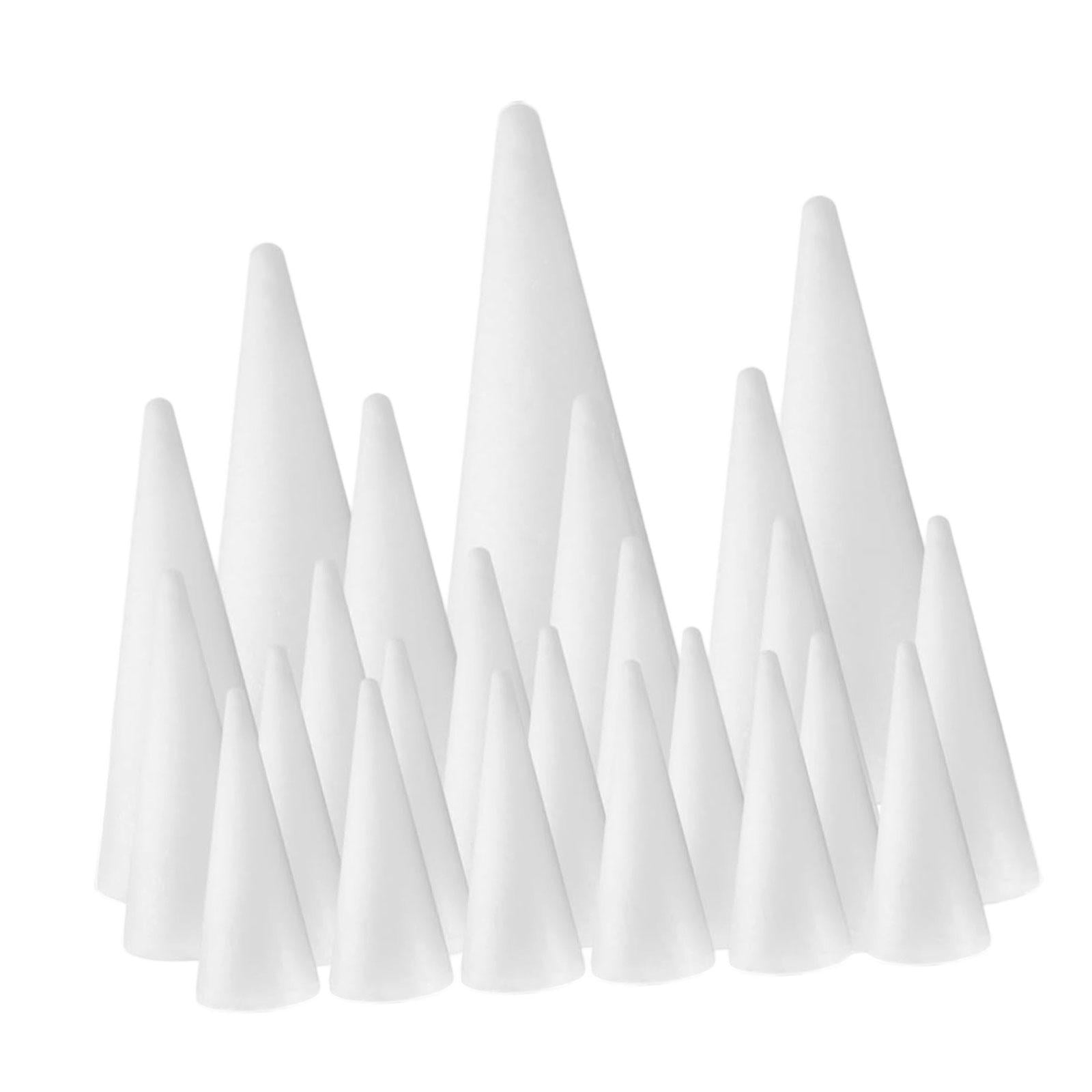 Conos de espuma, conos para árboles de espuma, manualidades, decoración ...