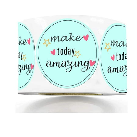 youok 500 Pcs Inspirational Themed Make Today Amazing Stickers,1.5 Inch ...