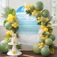 Blue Ocean Wedding Arch Cover,Stretchy Spandex Arch Backdrop Stand ...